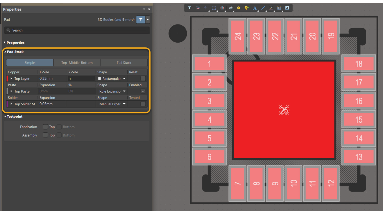 Custom Pad Stack | Altium